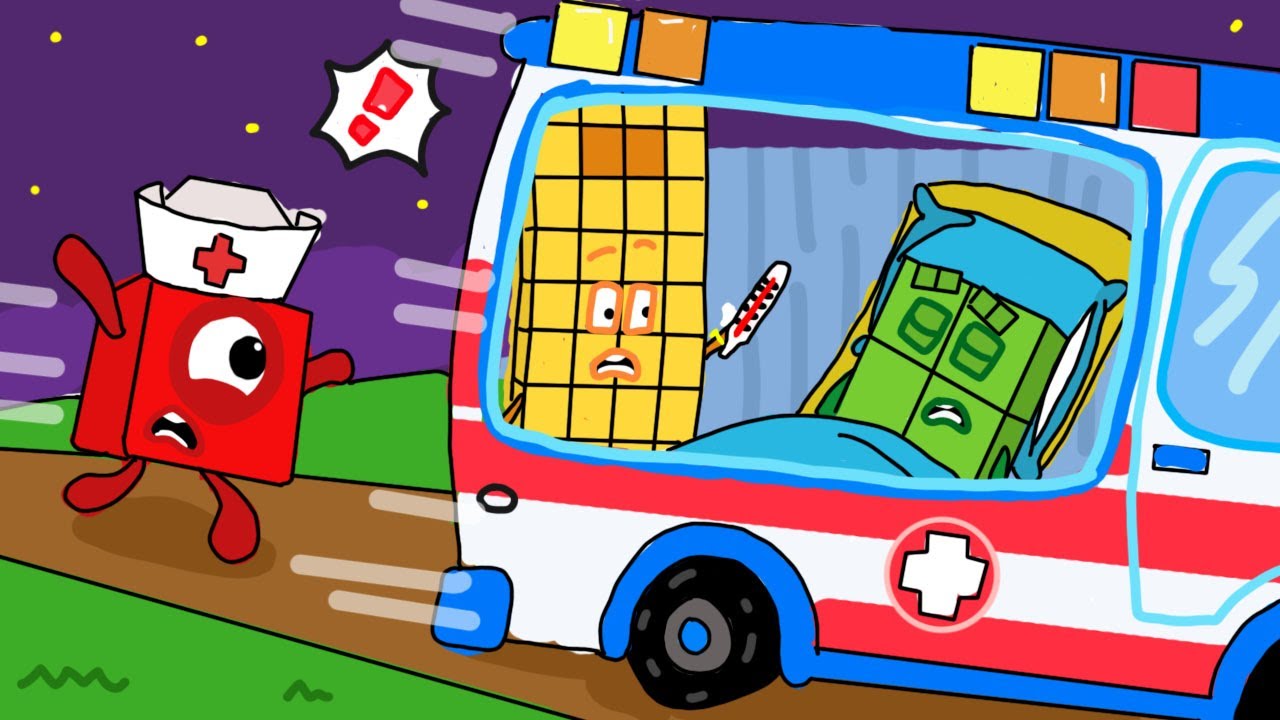 No! Numberbocks 4 dont RIP!! l Numberblocks fanmade coloring story ...