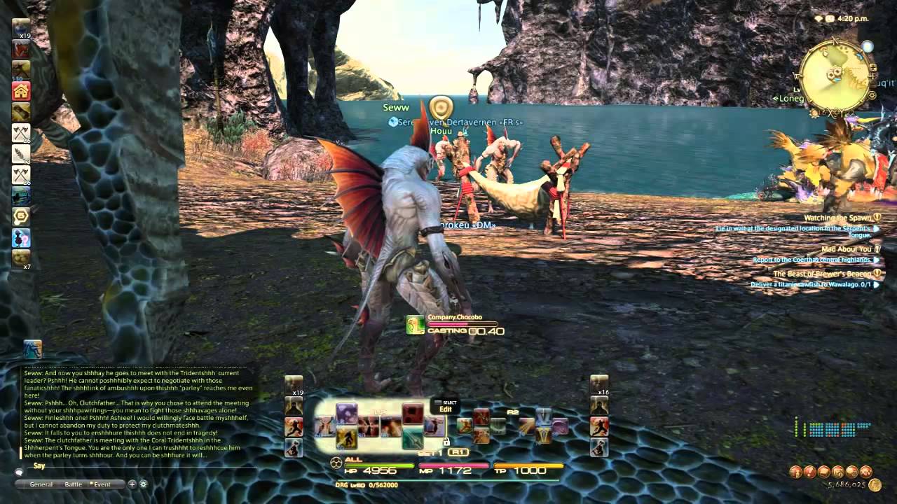 Let's Play FFXIV A Realm Reborn [132] Sahagin Beastmen Daily Quests ...