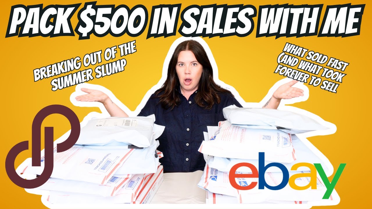Ship a Big Weekend of Sales with me! Beating the Dreaded Summer Slump ...