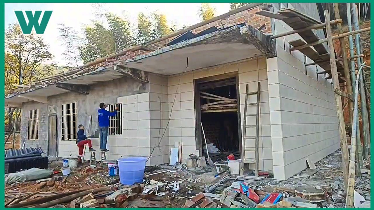 Renovating the old rotten house part 1 | workers HD - YouTube