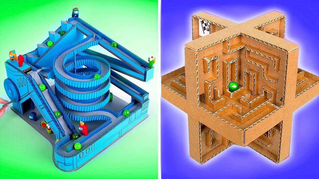 Make A Marble Labyrinth! Enjoy The Game! || Incredible Transformation ...