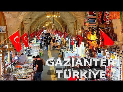 【4K60】Gaziantep Tarihi Çarşı  I ⁴ᴷ Walking Gaziantep Turkey 2022