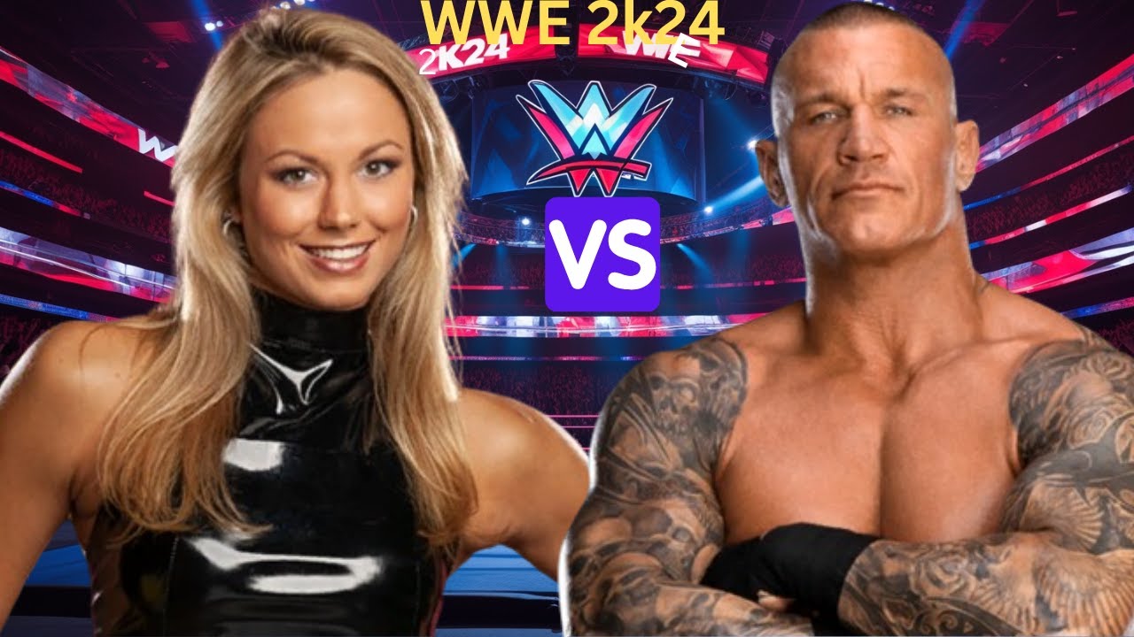 Stacy Keibler Vs. Randy Orton | Best wrestling Intergender Match | WWE ...