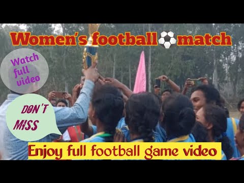 Women's football tournament//Ladies football match//Girl'football match ...