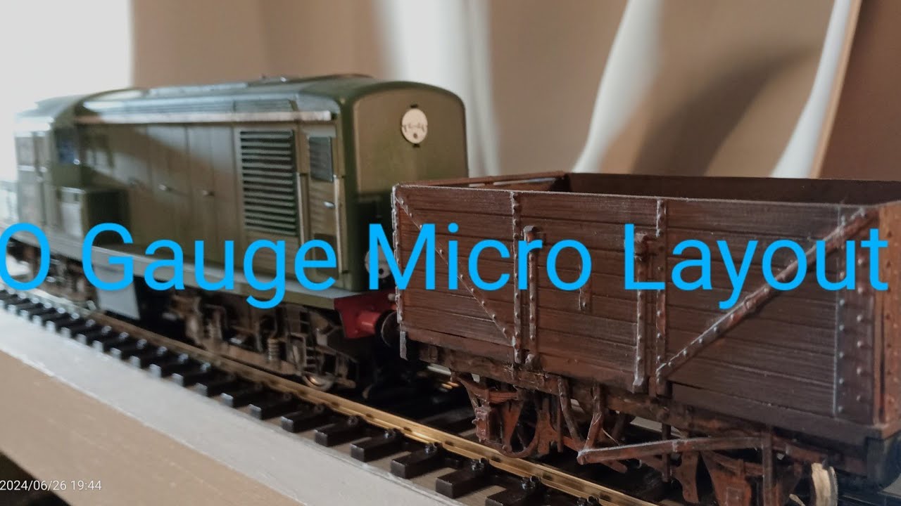 O Gauge Micro Layout Ep1|UK Shelf & Micro Model Railways - YouTube