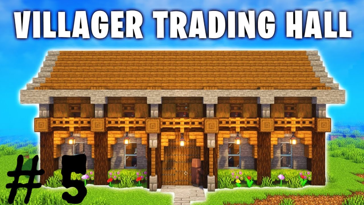 Max Villager trading hall level 300. Survival seris #episod # 5 - YouTube