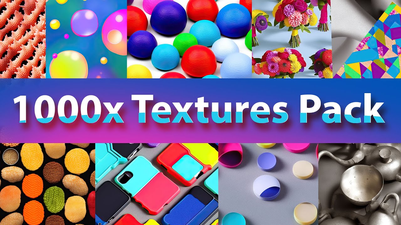 Textures Mega Pack x1000 - YouTube