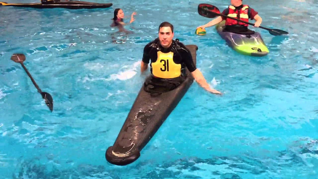 Kano Rijnland eskimoteren zonder peddel - YouTube