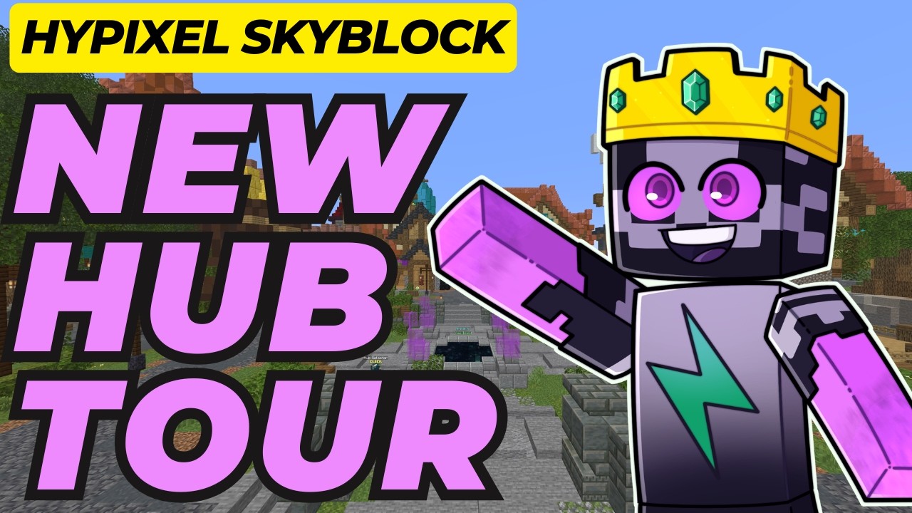 Hypixel Skyblock Hub Revamp – Full Walkthrough & Changes - YouTube