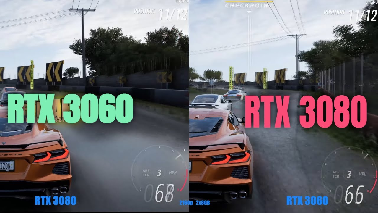 4k Gaming - RTX 3060 vs RTX 3080 - YouTube