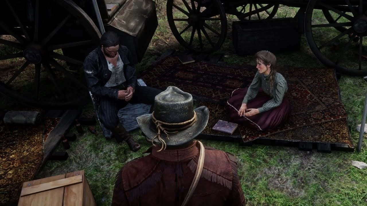 RDR2 - Kieran's 2nd Hidden Dialogue with Mery-Beth at Camp - YouTube