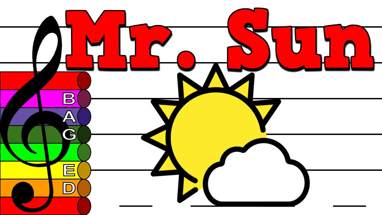 Mister Sun - Treble Clef Boomwhacker Play Along - YouTube