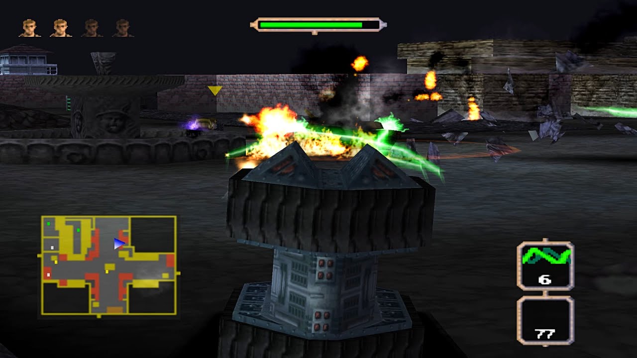 BattleTanx: Global Assault PS1 Walkthrough # 6 - YouTube