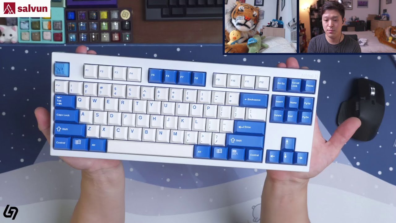 Keycult No. 2 Rev. 2 White Blue Commission Build Stream - YouTube