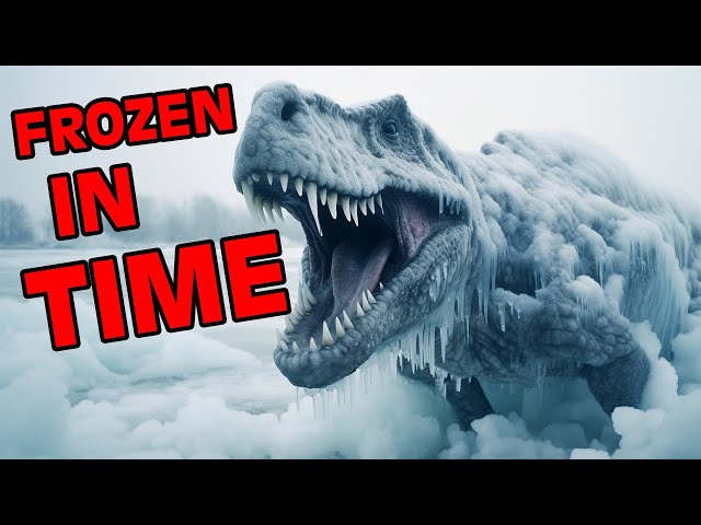 Real Dinosaur Found In Ice 87 Dinosaur Ice Age Stock Photos, High Res
