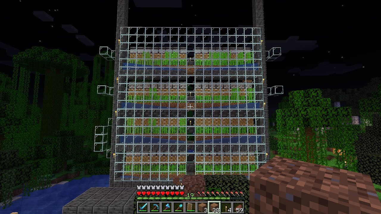 Minecraft Java Sugarcane Farm 20 Min Asmr Youtube 4632
