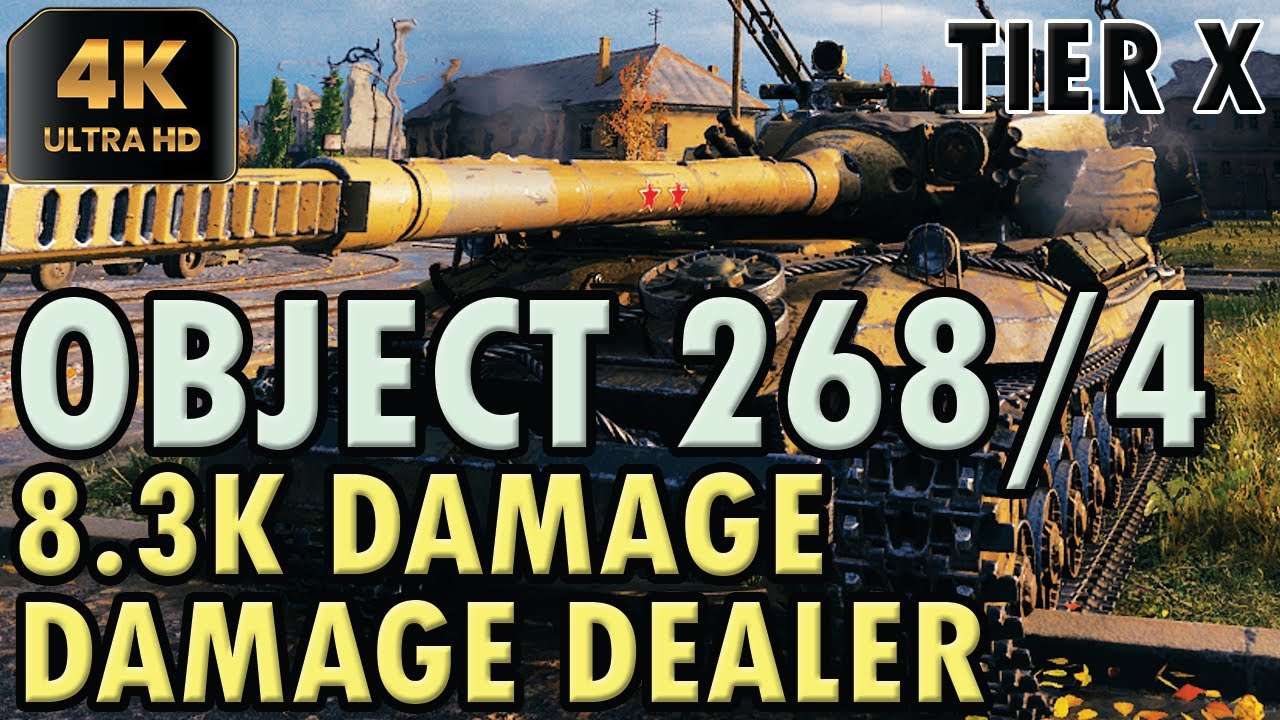 Object 268/4 WoT - 8K Damage - Onslaught - YouTube