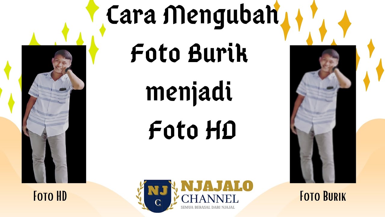 Cara Ubah Foto Burik Menjadi HD Online - YouTube