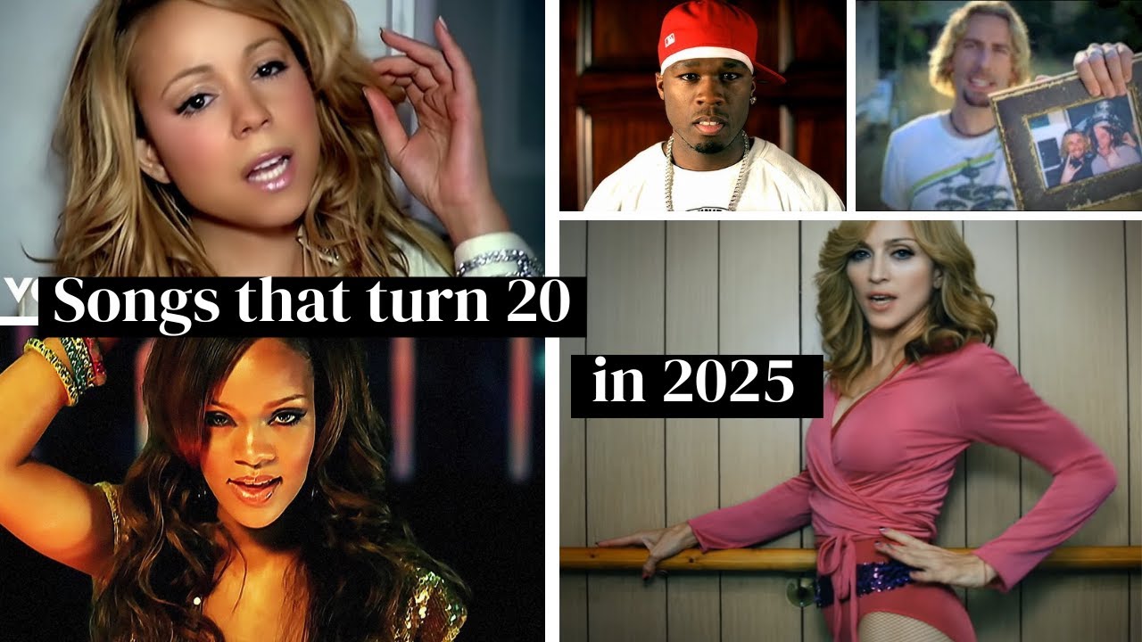 Songs that turn 20 years in 2025 - YouTube