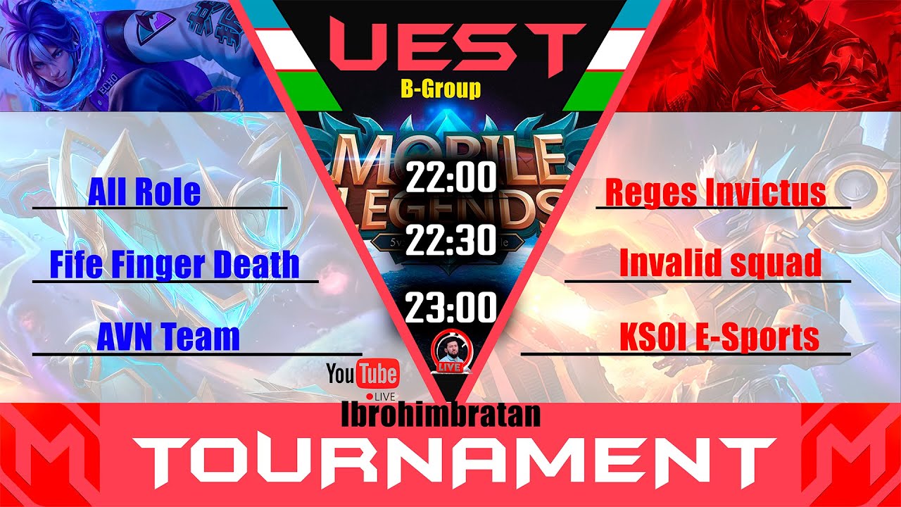 UEST Tournament 2 Day || All Role vs Reges Invictus | Fife Finger Death ...