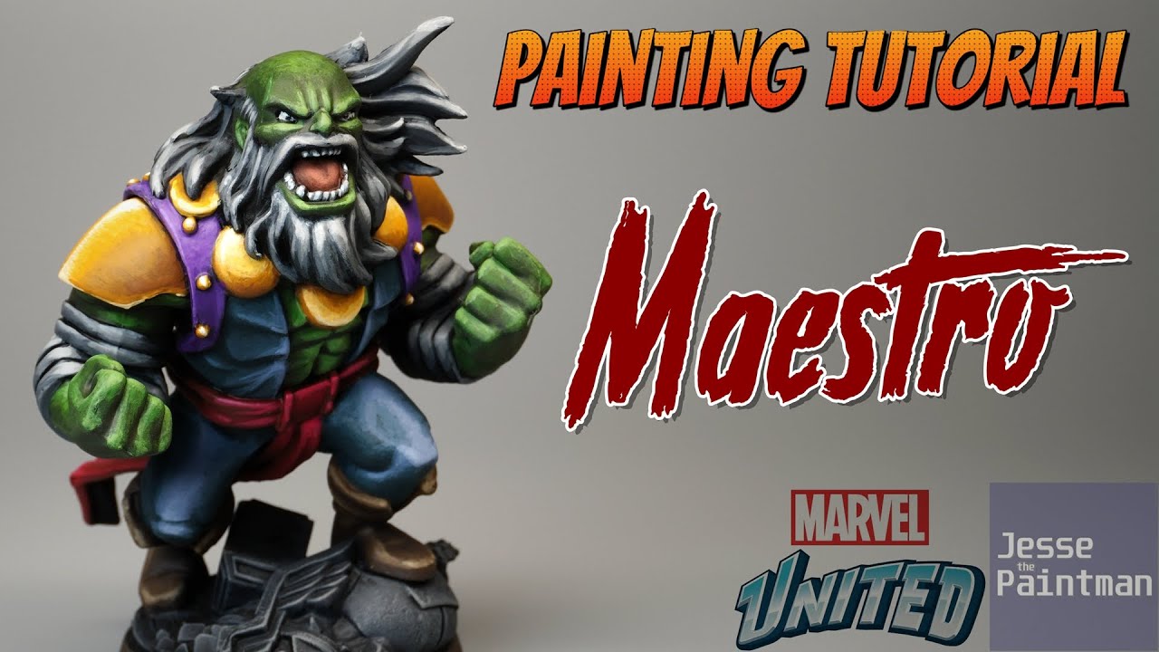 Painting Maestro from Marvel United Multiverse | Miniature Painting ...