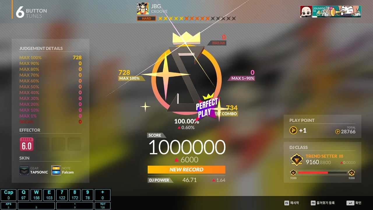 DJMAX | JBG 6B HD 10 PERFECT PLAY - YouTube