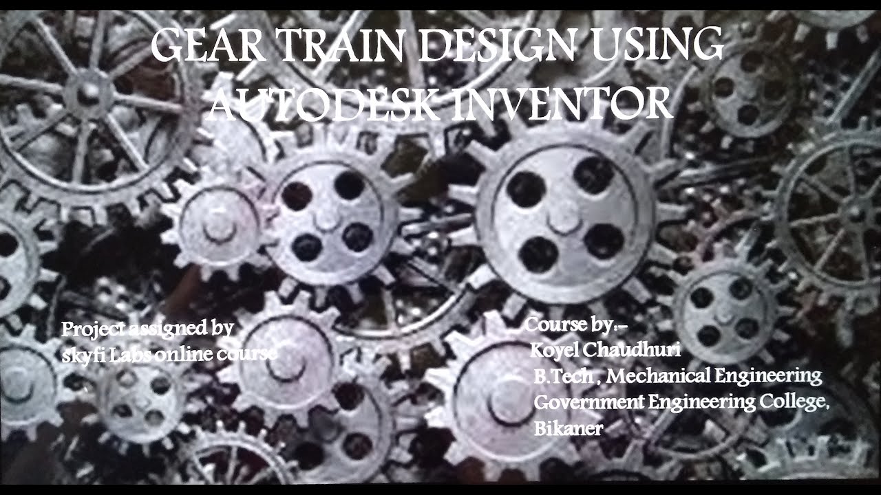 Gear Train Design - YouTube