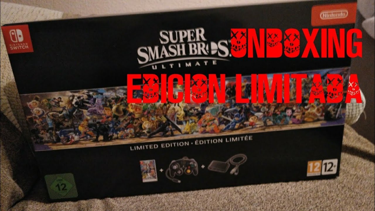 SUPER smash BROS ultimate EDICIÓN limitada UNBOXING!!!!! - YouTube