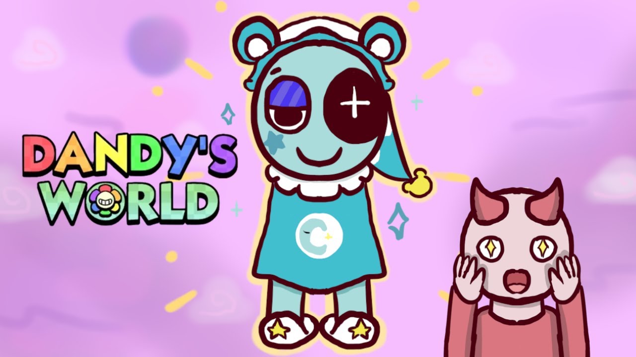 Blue only with new care bear skins Dandy's world - YouTube