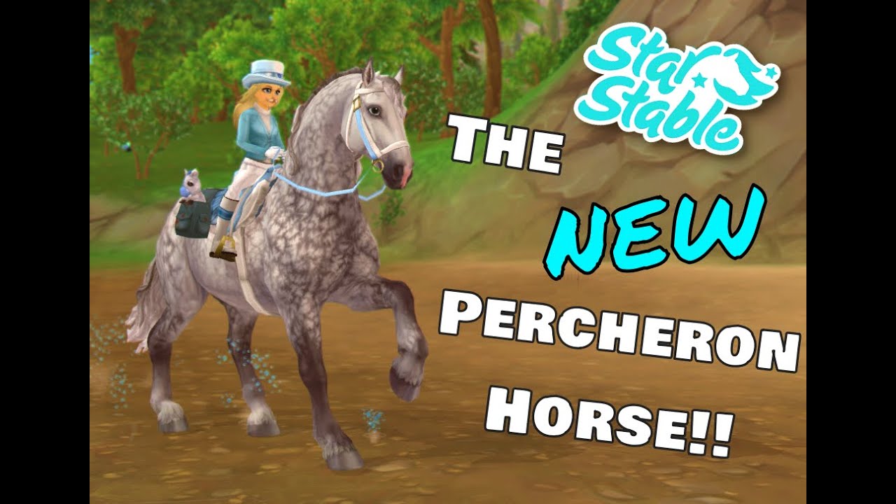 THE NEW STRONG PERCHERON HORSES ARE HERE!!! 😍💪| Star Stable - YouTube