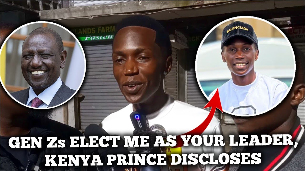 Kenyan Prince Urges Gen Zs To Elect Him As Their Leader aAfter RUTO ...