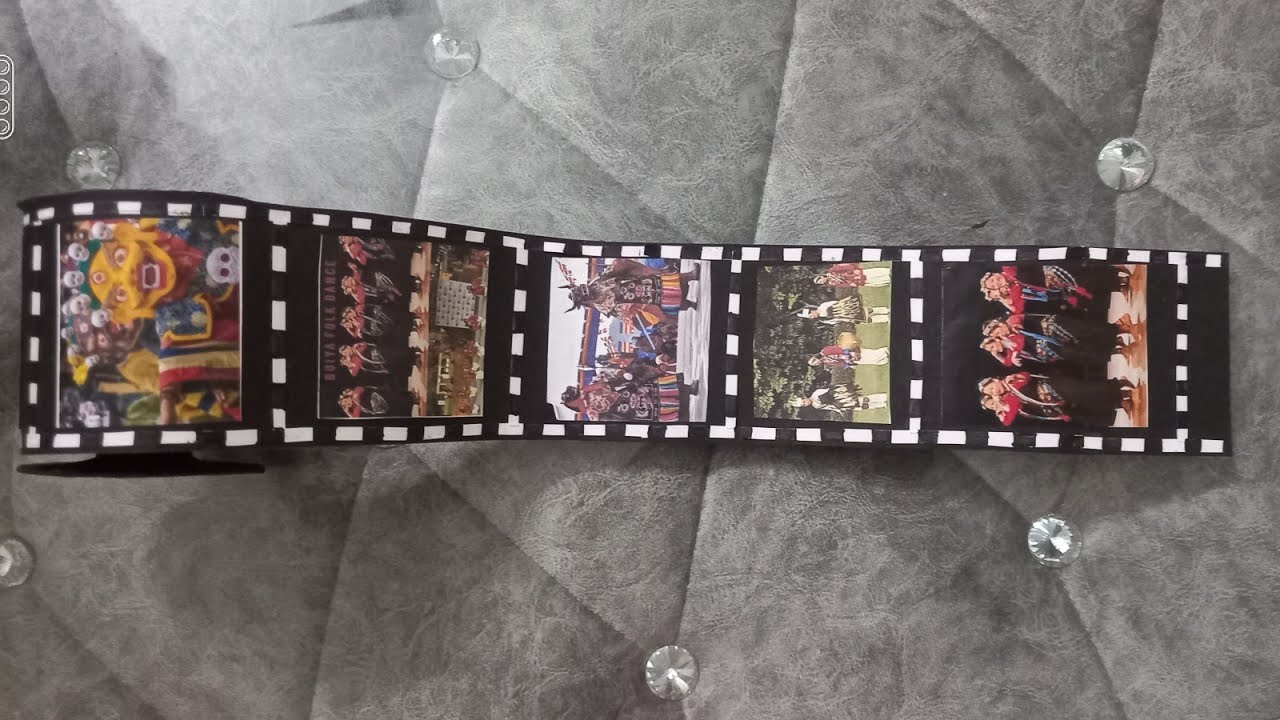 Paper Photo Reel/AIL Project Idea/School Project/DIY PAPER PHOTO REEL ...