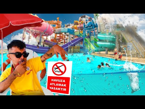 AQUAPARKTA BİR GÜN BOYUNCA LİFEGUARD OLMAK !