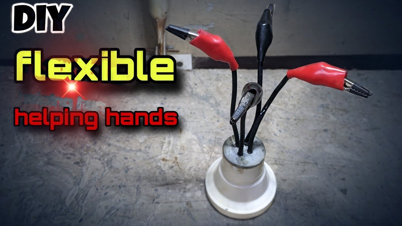 how to make soldering helping hands at home #diy #homemadeprojects ...