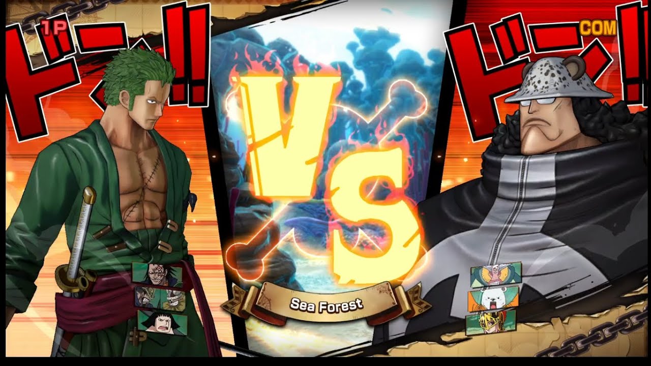 ZORO VS KUMA | Free Battle | One Piece Burning Blood - YouTube