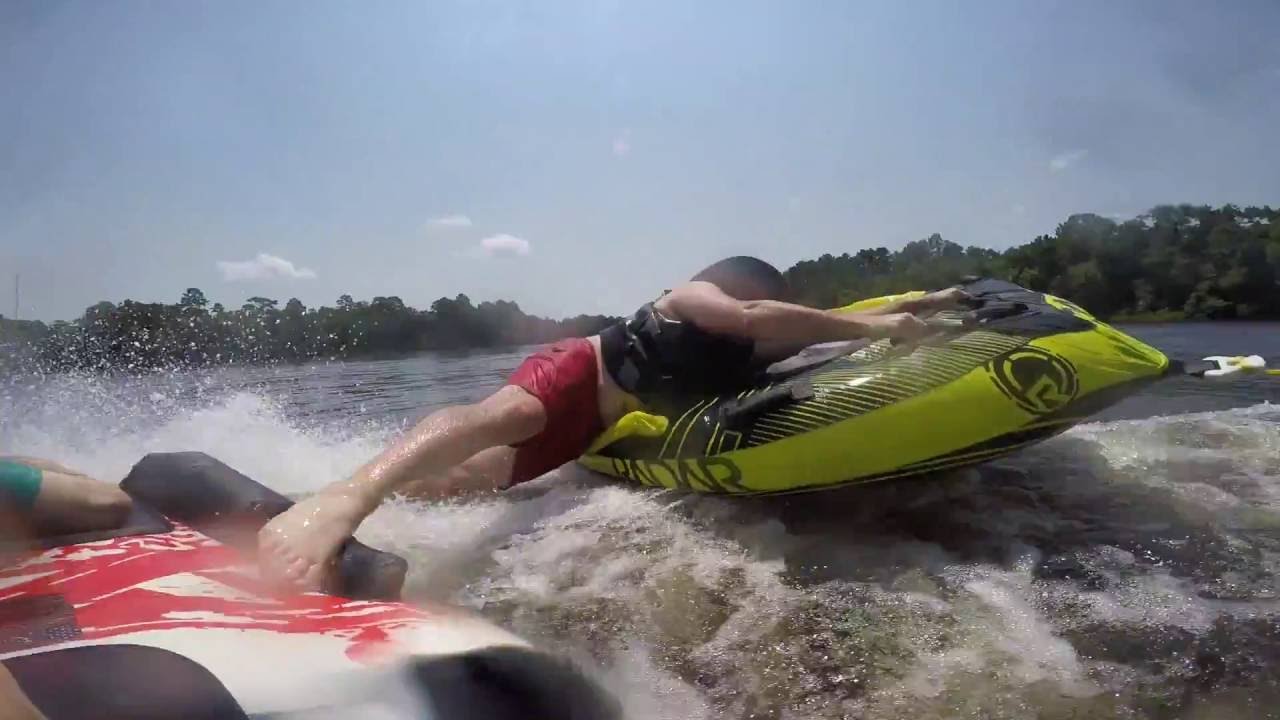 Crystal Lake July 2016 - Wakeboarding, Tubing, Kneeboarding - YouTube
