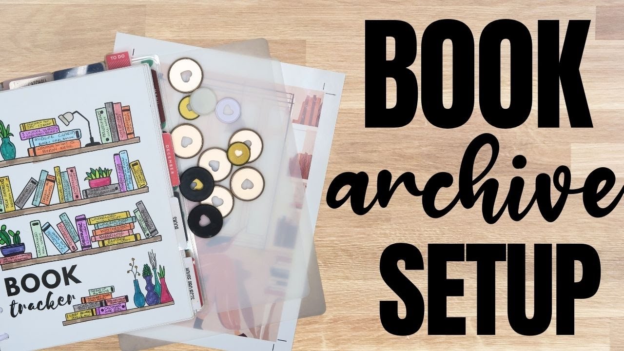 Reading Journal SetUp - Plan With Me DIY Book Tracker Archive - YouTube