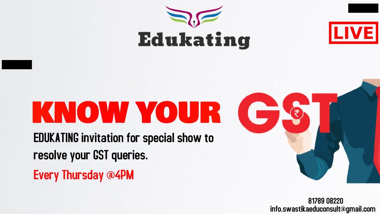 Know Your GST - YouTube