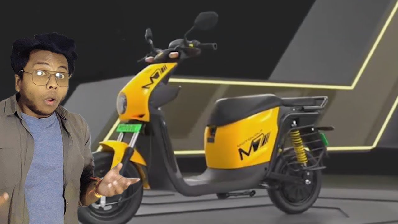 FireProof! New Electric Scooter Launched In India || Motovolt M7 Hindi ...