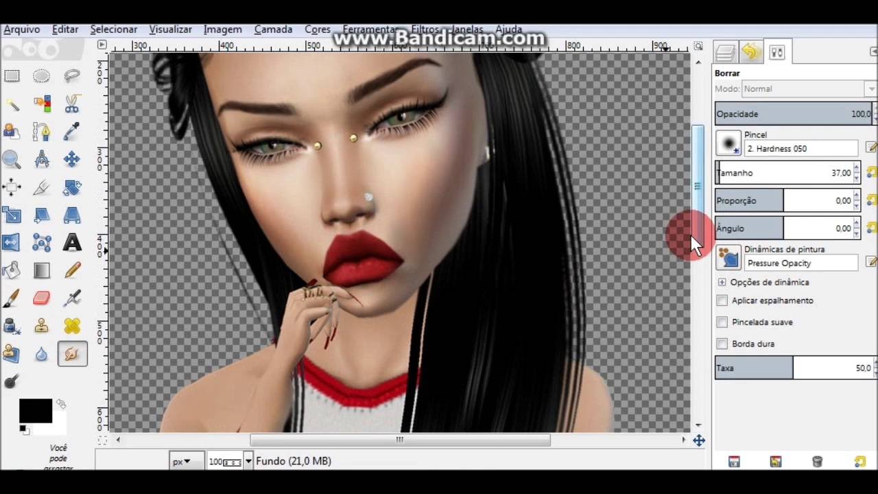 Editando avatar do IMVU no GIMP III - YouTube