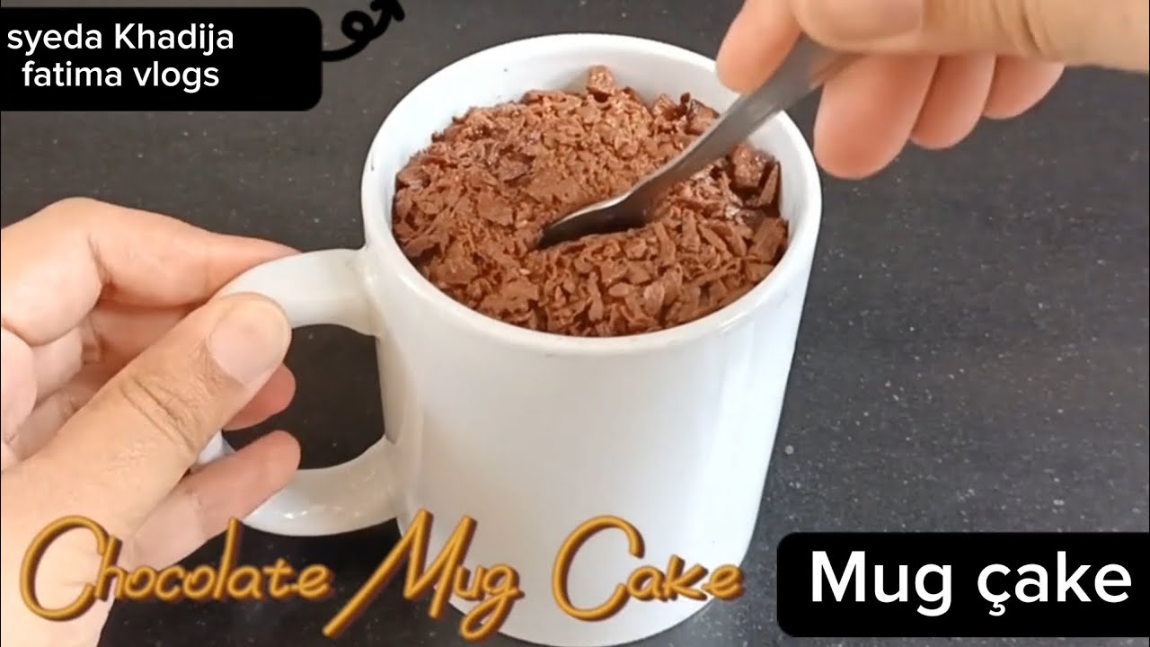 chocolate 🍫 mug cake ||syeda Khadija fatima vlogs|| - YouTube