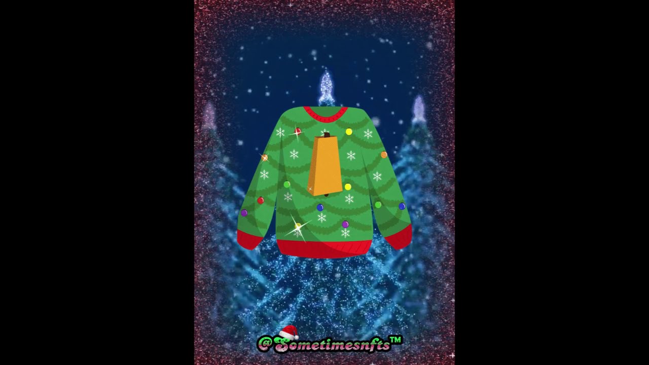 Ugly Christmas Sweater NFT #1 - Need More Christmas Cowbell - YouTube