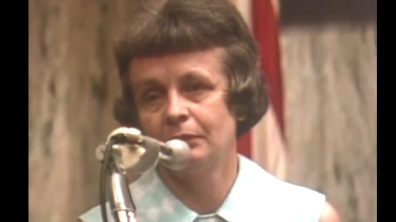 Louise Bundy is asked about her opinion about her son Ted being ...