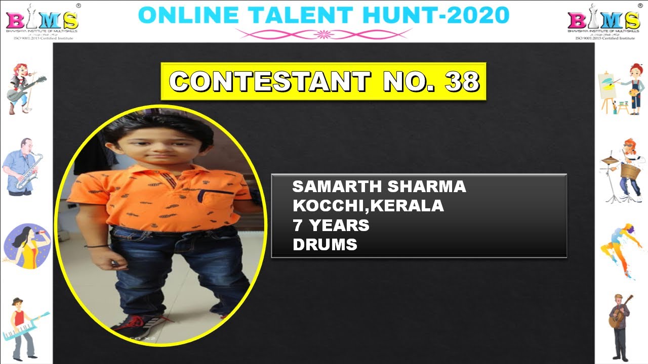 Contestant No. 38 Samarth Sharma | Online Talent Hunt - 2020 - YouTube