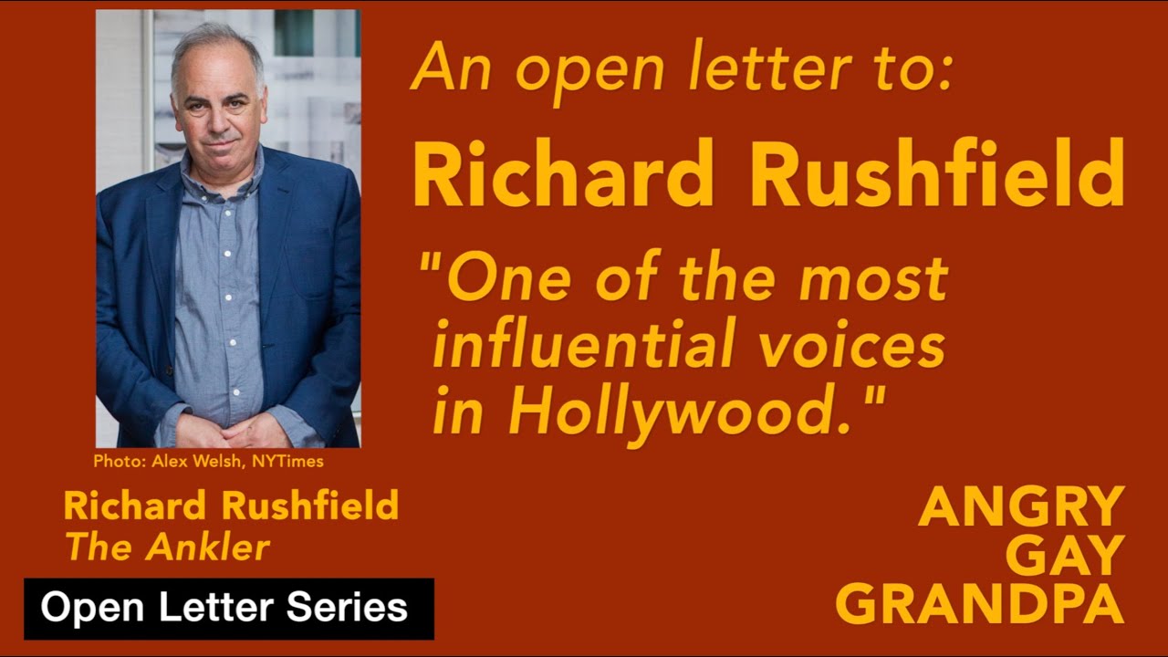 My Open Letter to Richard Rushfield: I Need Your Help - YouTube