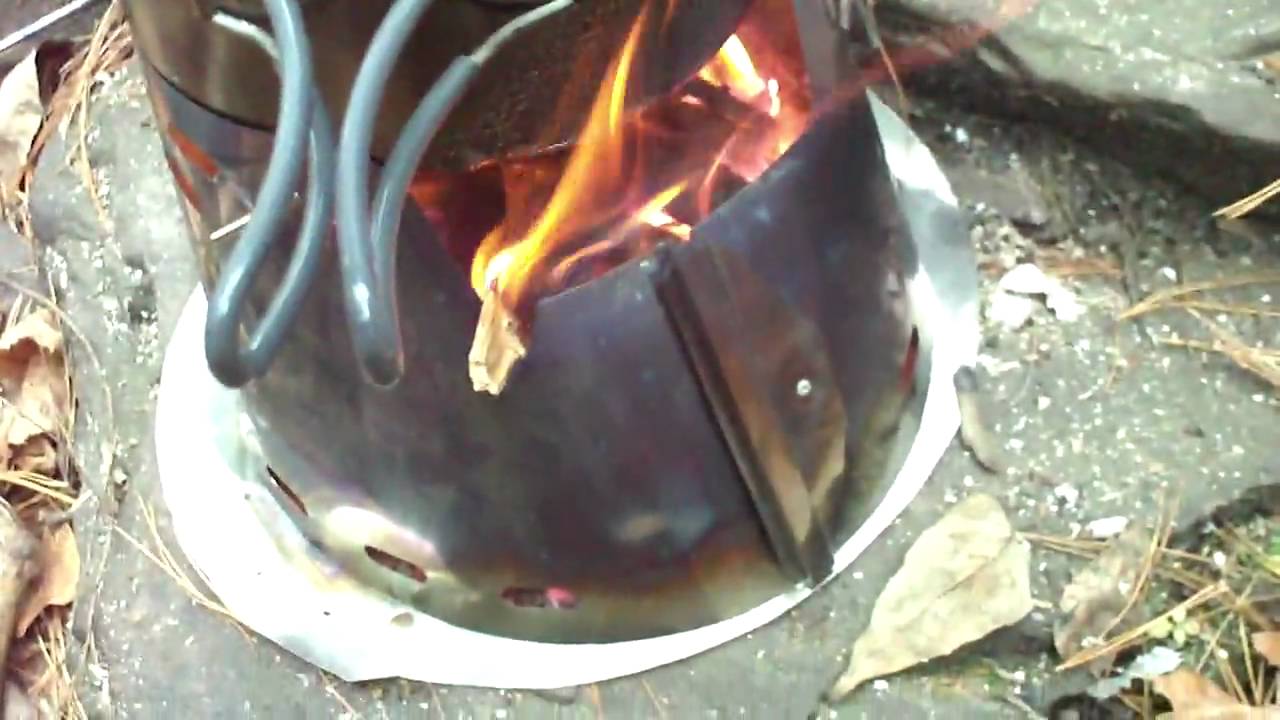 ti tri stove at work - YouTube