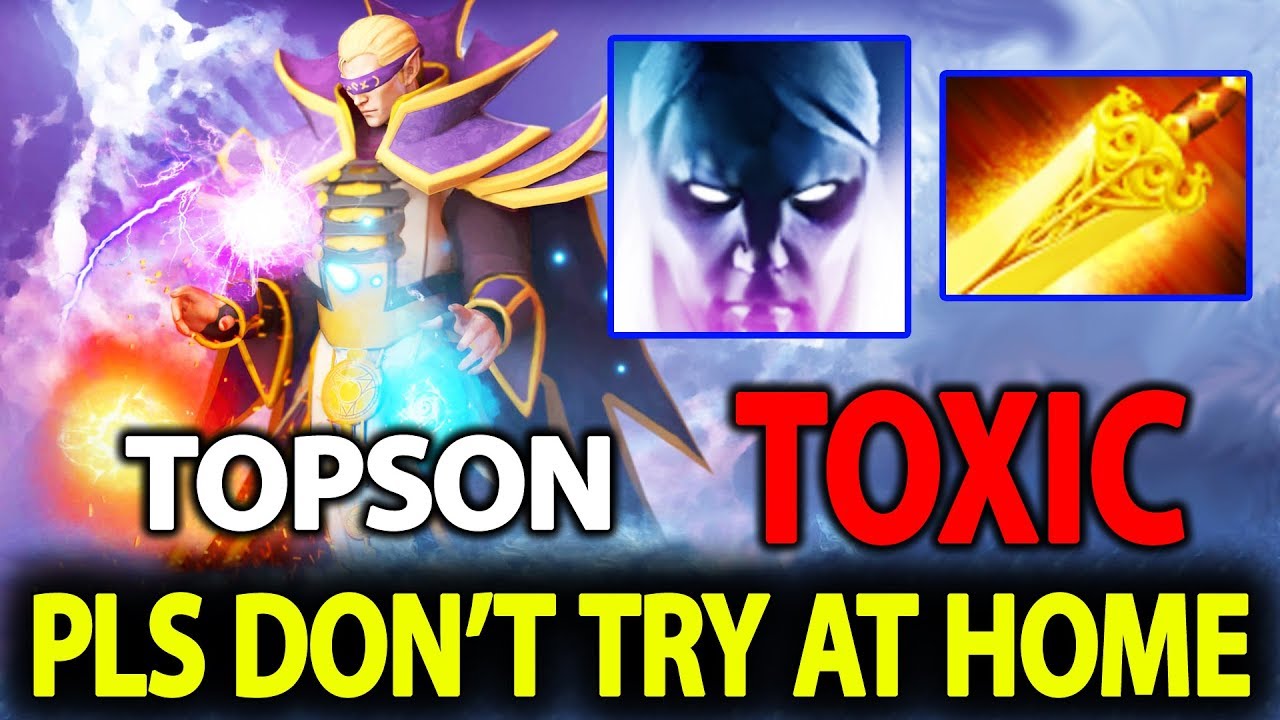 Topson [Invoker] Ghost Walk And Radiance Toxic Build Gameplay - YouTube