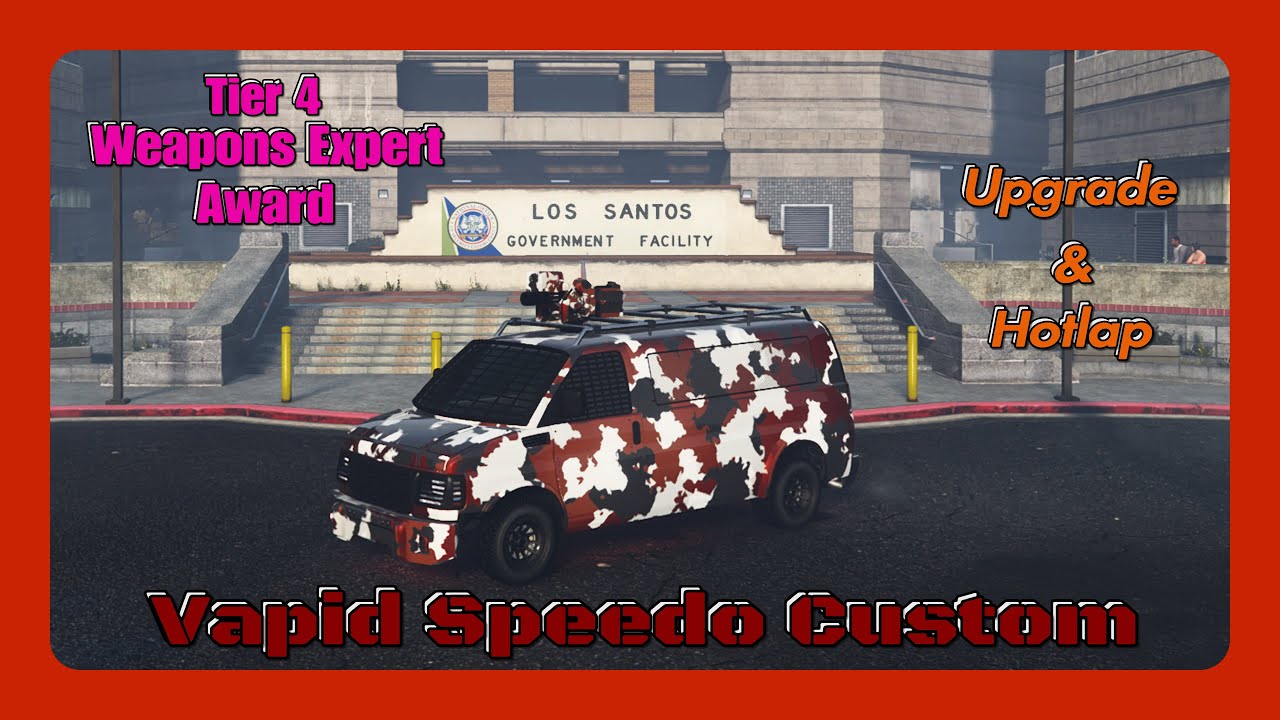 Vapid Speedo Custom - Tier 4 Career Progress Award - GTA V Online - YouTube