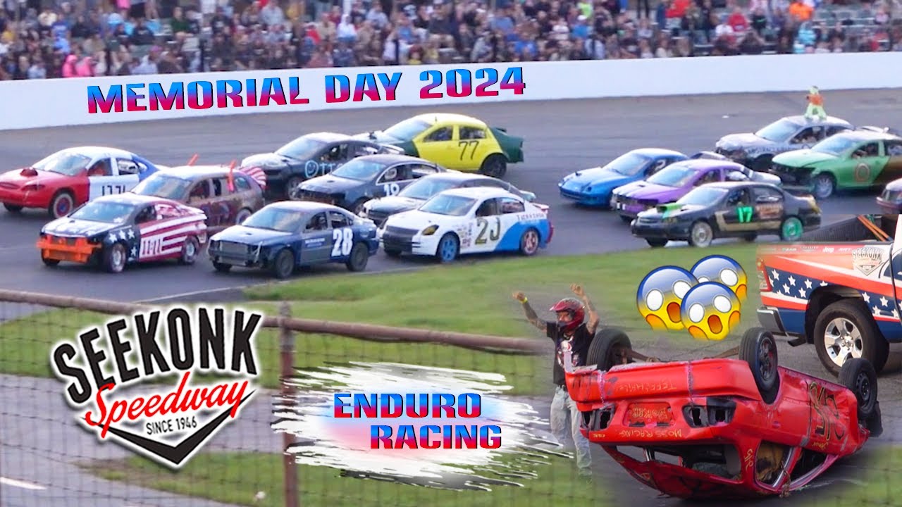 Memorial Day Thrill Show Enduro Racing 2024 Seekonk Speedway!!! - YouTube