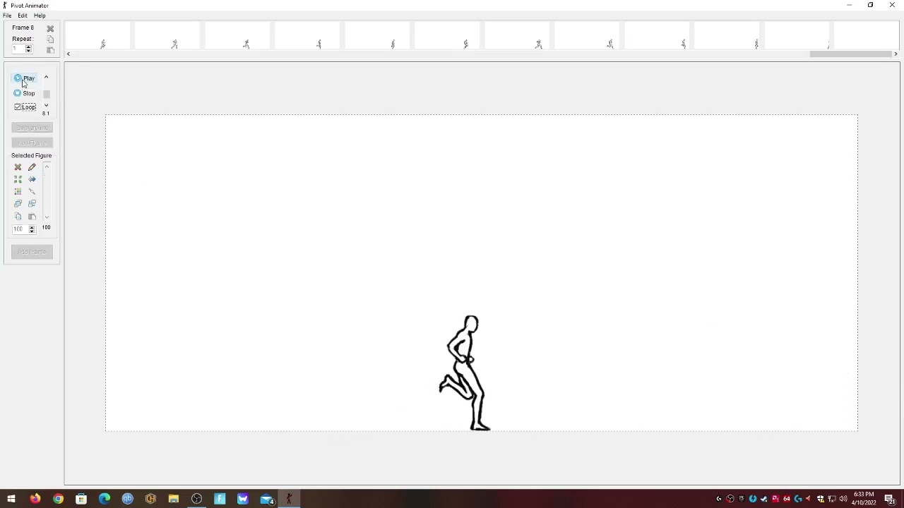 Running animation[Pivot Animator] - YouTube